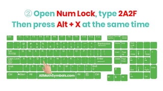3 ways to type multiplication sign on windows and 2 ways on mac | PPT