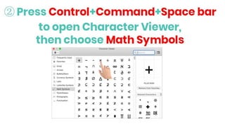 3 ways to type multiplication sign on windows and 2 ways on mac | PPT