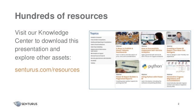 Collaborative BI: 3 Ways to Use Cognos with Power BI & Tableau | PPT