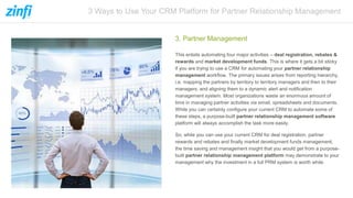 Using CRM Platform for Partner Relationship Management | PPT