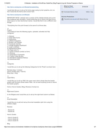 3 websites installation of word press, studiopres - blog programming ...