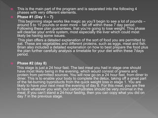 3 week diet meal plan | PPT