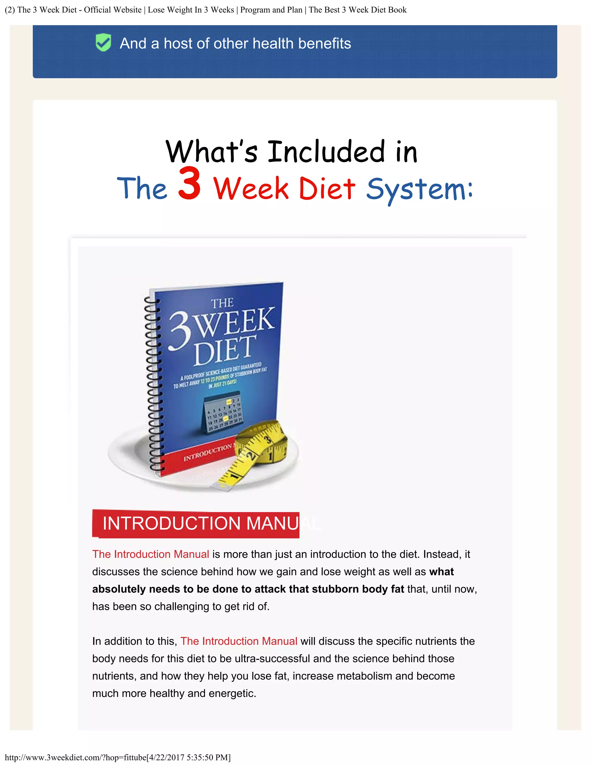 3 week weight loss meal plan | PDF