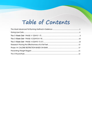 3 week weight loss meal plan | PDF