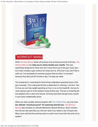 3 week weight loss meal plan | PDF