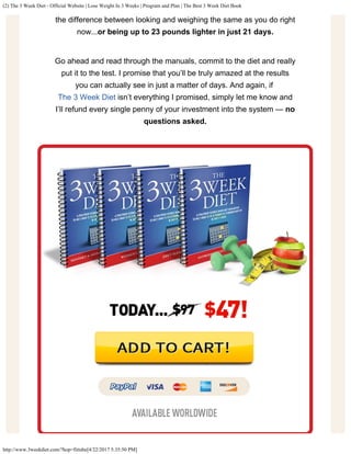 3 week weight loss meal plan | PDF