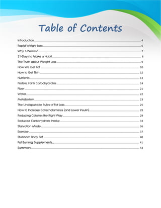 3 week weight loss meal plan | PDF
