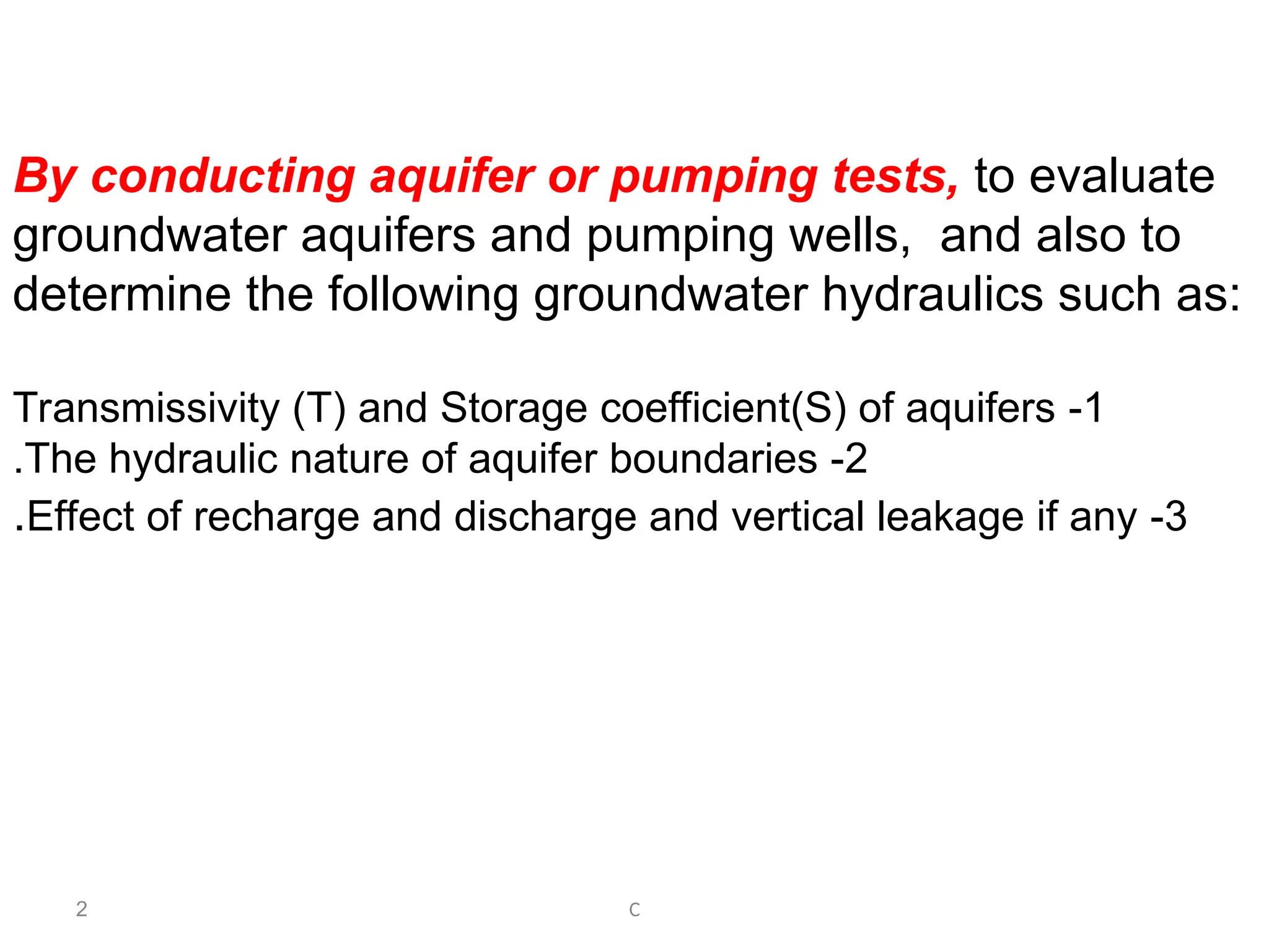 3 Well Hydraulics geology geology hut.ppt