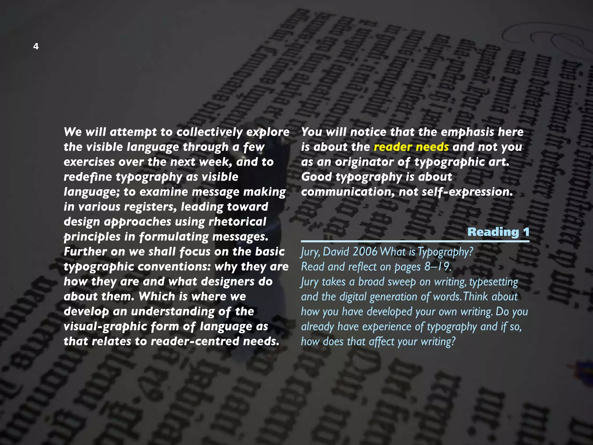 LECTURE - 3 What is typography? VDIS10020 Typography 1 | PDF