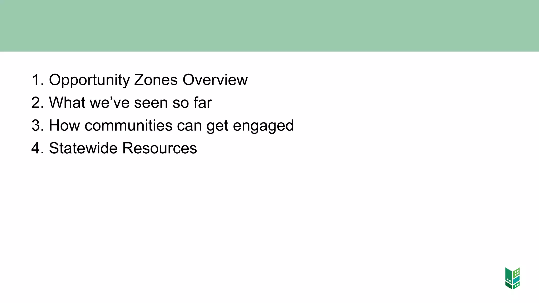 Leveraging Opportunity Zones in Wisconsin | PPT