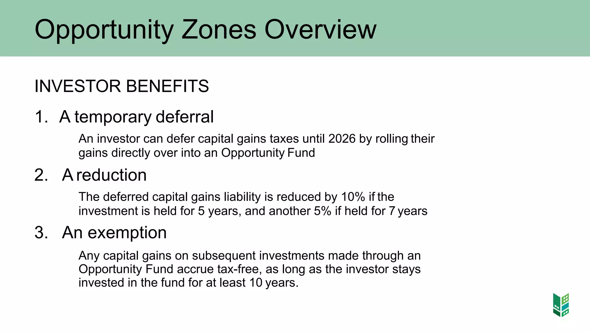 Leveraging Opportunity Zones in Wisconsin | PPT