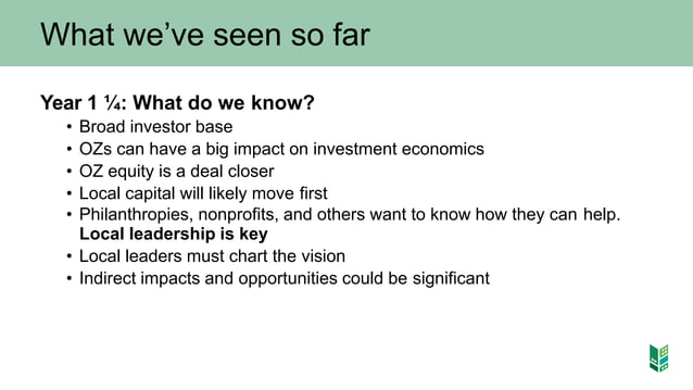 Leveraging Opportunity Zones in Wisconsin | PPT