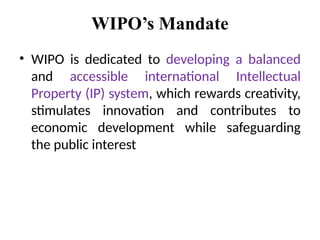 3 WIPO world intellectual property organisation.pptx