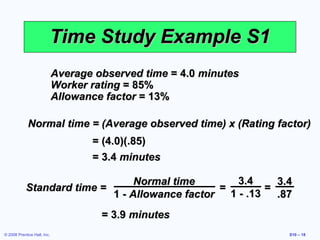 3 work measurement ppt | PPT