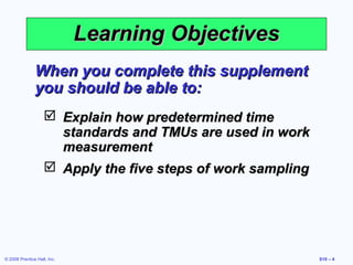 3 work measurement ppt | PPT