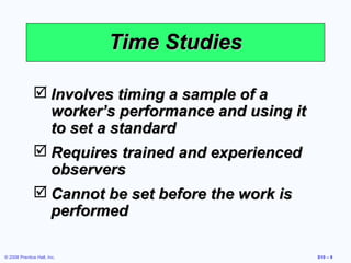 3 work measurement ppt | PPT