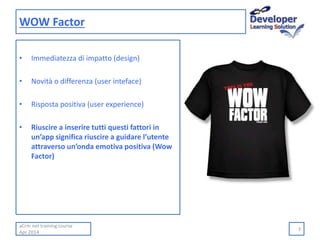 wow factor apps and ux design techniques ( for i phone and ipad ) | PPT