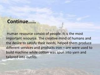 Programed instructional material: Natural resources | PPTX | Geology ...