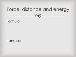 3. s.i units and formula | PPT