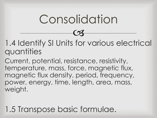 3. s.i units and formula | PPT