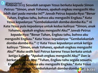 3 Pelajaran Dari Petrus, Sang Batu Karang | PPTX