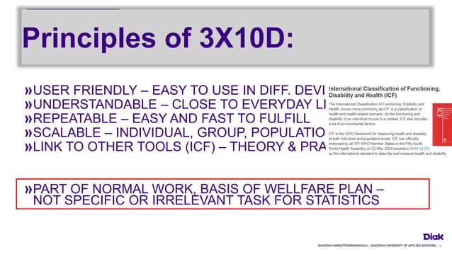 Measuring life-situations of the youngsters with 3X10D Survey, adjunct ...