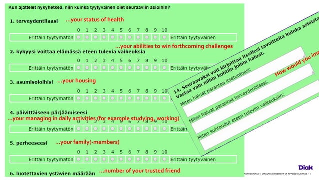 Measuring life-situations of the youngsters with 3X10D Survey, adjunct ...