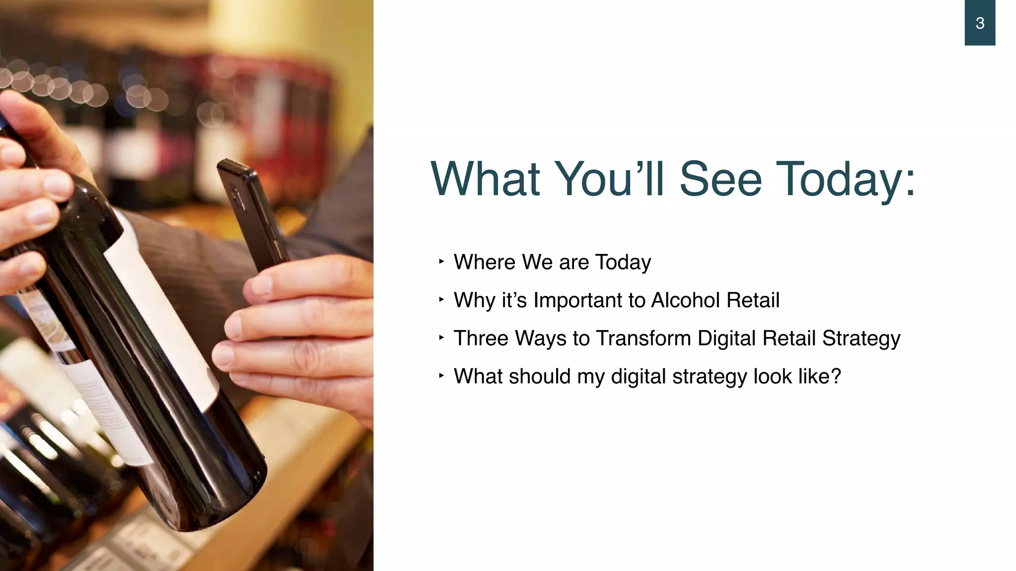 3x3 Insights - The Digital Transformation of Alcohol Retail | PDF