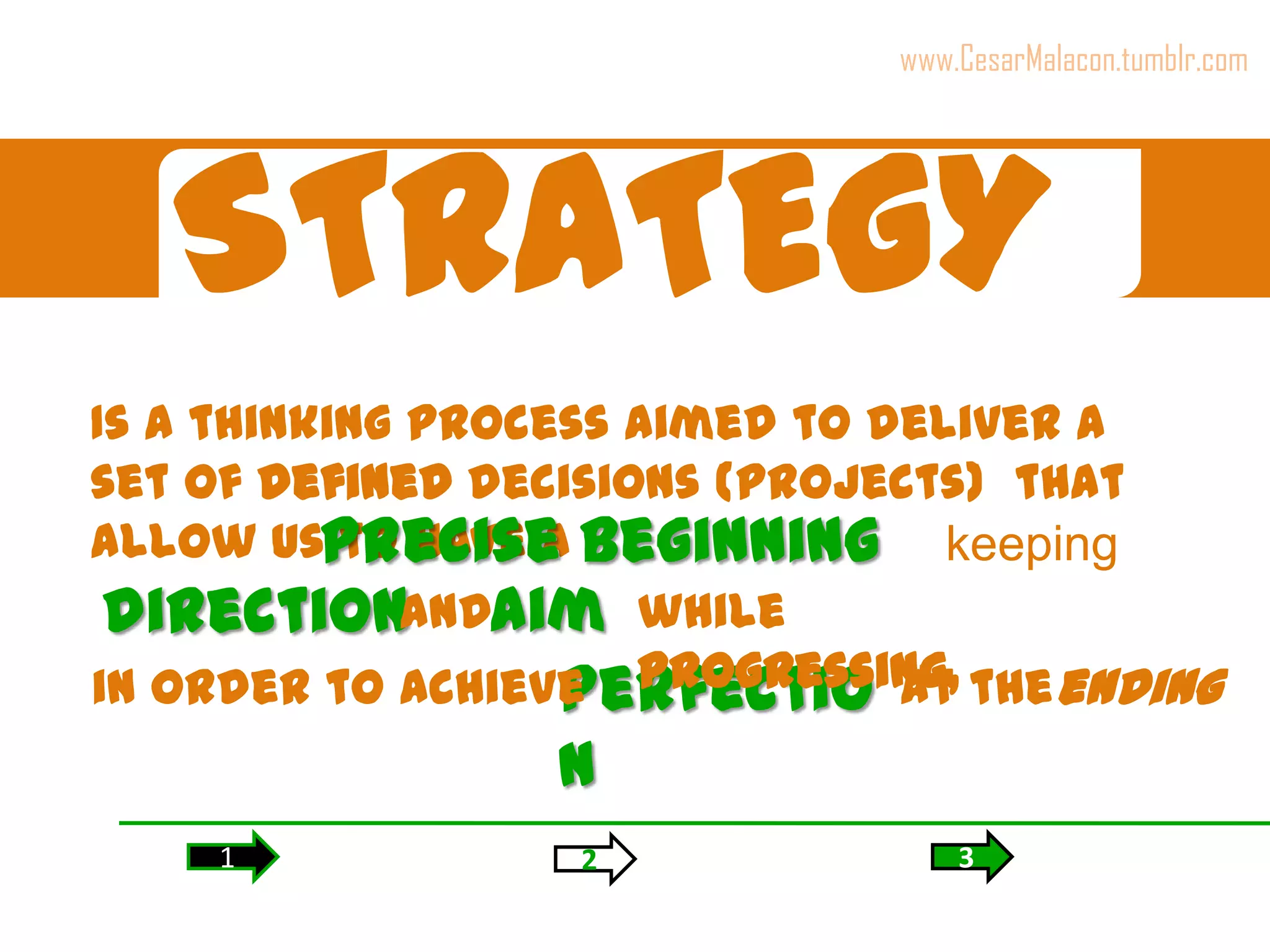 What is strategy? 3x3 Strategy Overview | PPSX | Business | Business ...