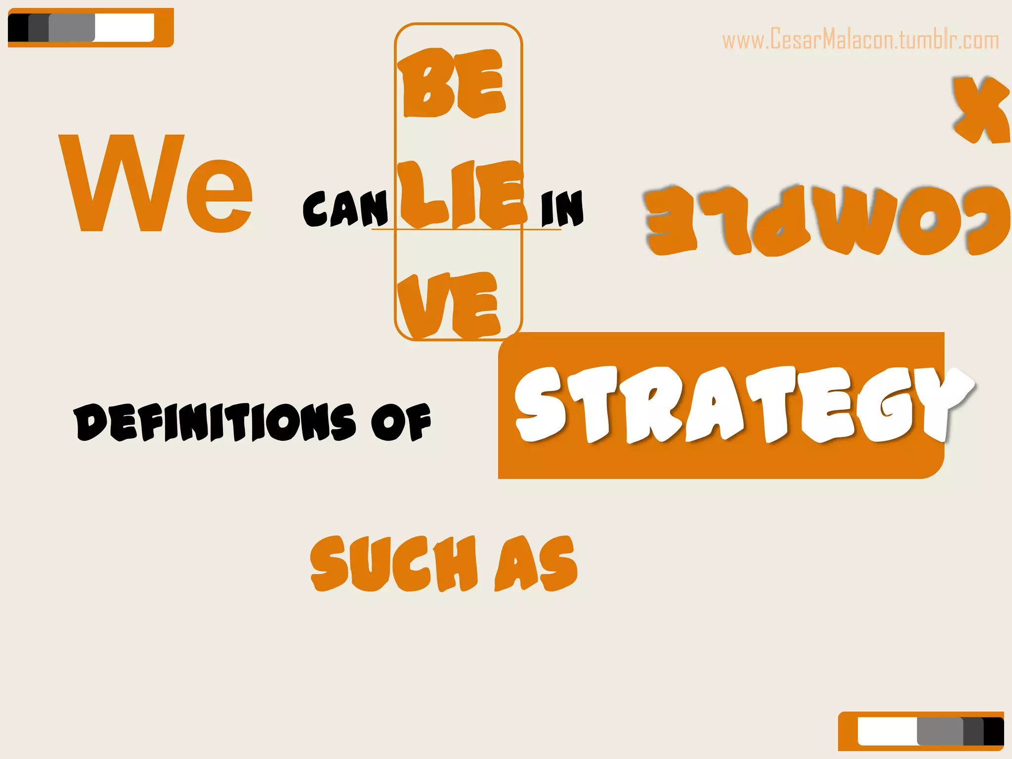 What is strategy? 3x3 Strategy Overview | PPSX | Business | Business ...