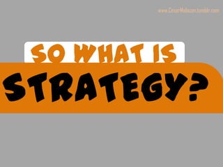 What is strategy? 3x3 Strategy Overview | PPSX | Business | Business ...