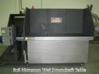 3x6 Monsoon wet downdraft table | PPT