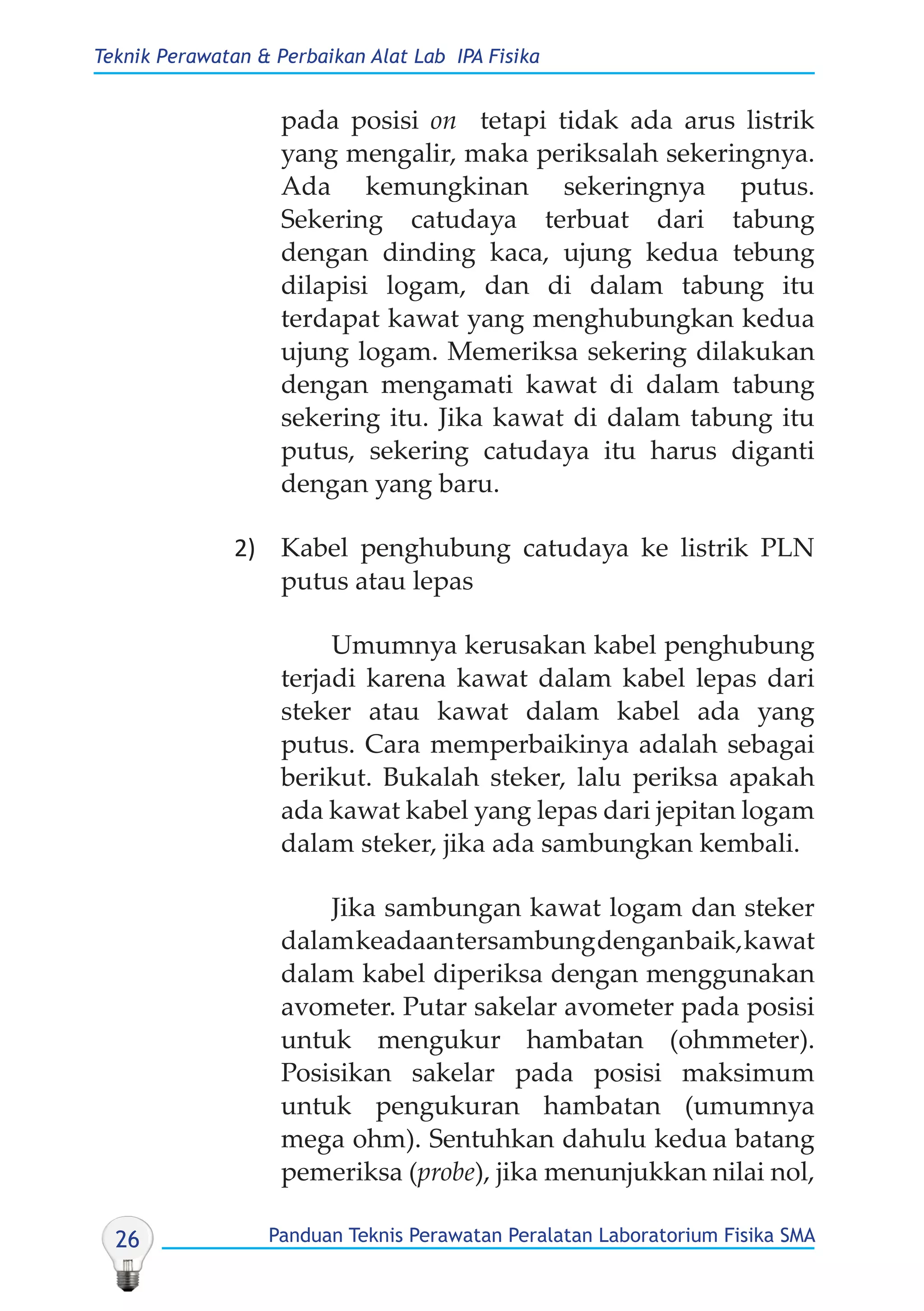 Buku perawatan alat_lab_fisika | PDF