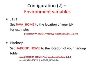 Install hadoop in a cluster | PPT