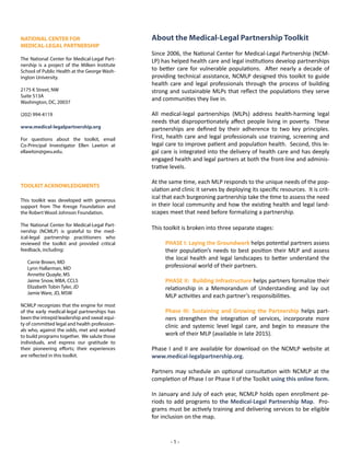 The Medical-Legal Partnership Toolkit | PDF