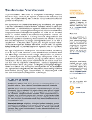 The Medical-Legal Partnership Toolkit | PDF