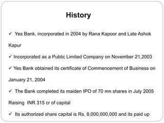 Yes bank presentation | PPTX