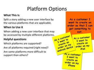 21 Story Splitting Patterns | PPTX