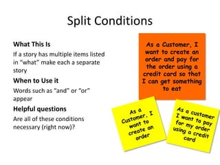 21 Story Splitting Patterns | PPTX