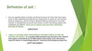 Soil science | PPTX