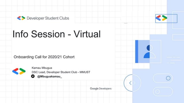 Dsc mmust info session | PPT | Free Download