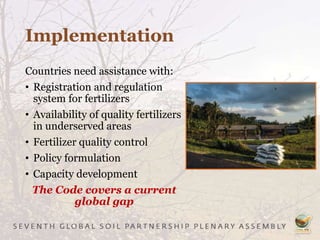 International Code of Conduct for the Sustainable Use and Management of ...