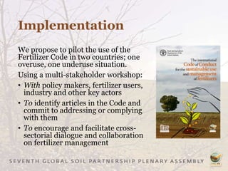 International Code of Conduct for the Sustainable Use and Management of ...