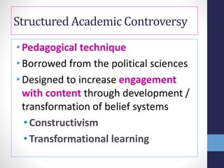'Ambitious teaching' and 'Transformational Learning': The Use of ...