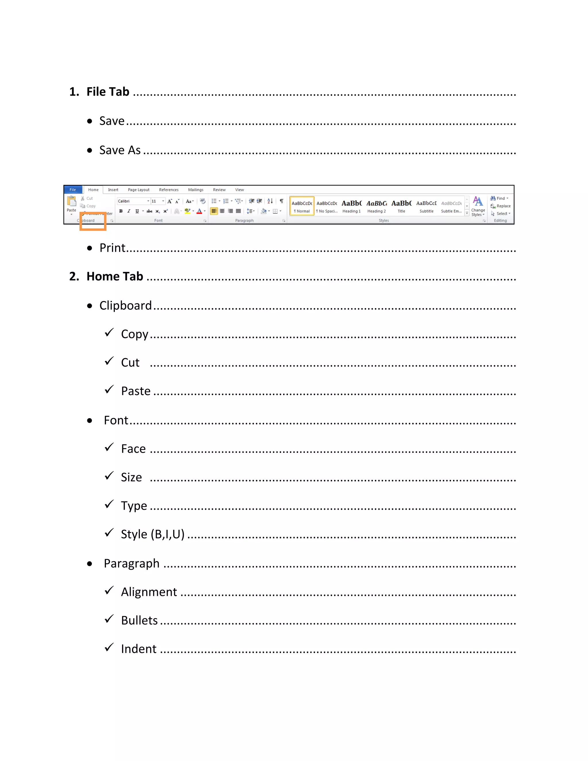4 0-1 introduction-to_microsoft_word_student_manual[1] | PDF