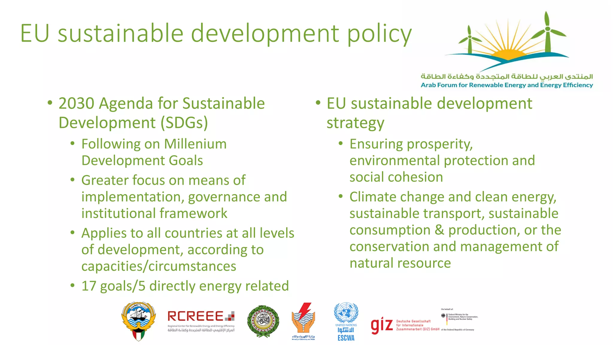 EU sustainable development policies& cooperation | PDF | Power and ...
