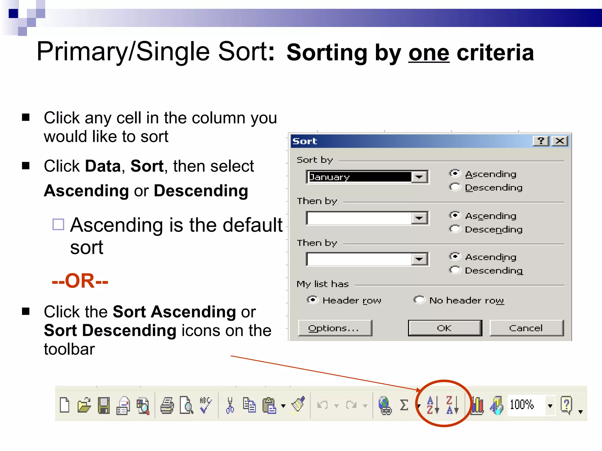 spreedsheet operation | PPT | Computing | Technology & Computing