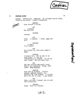 Script Sides Casting
