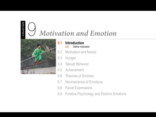 Psychology 101 Chapter 9 Motivation and Emotion | PPT