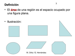 Presentación de area | PPT